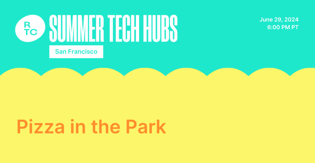 Summer Hub Social - Pizza in the Park | Rewriting the Code